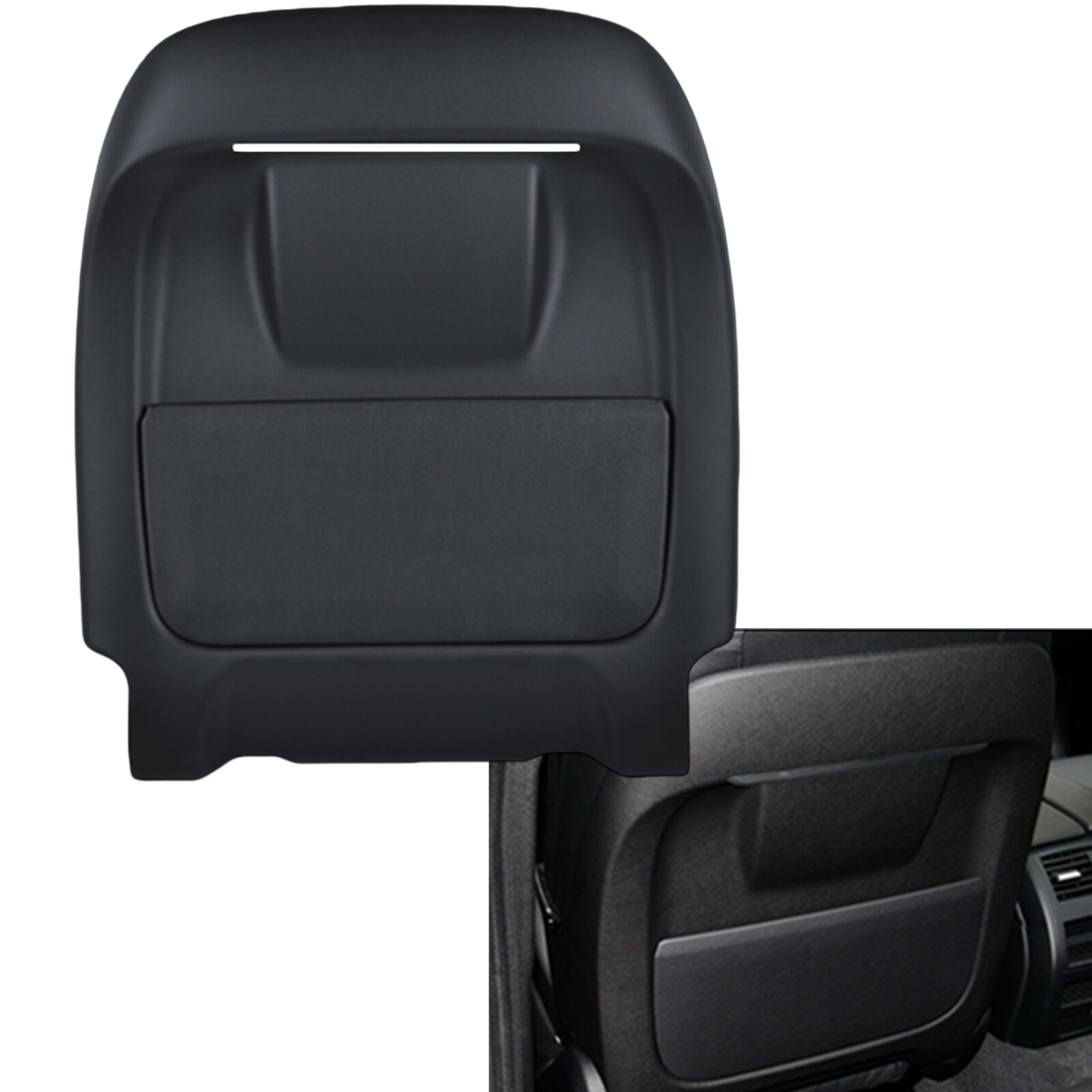Black Front Seat Back Panel Cover For BMW X5 F15 M F85 X6 F86 14-18 ...