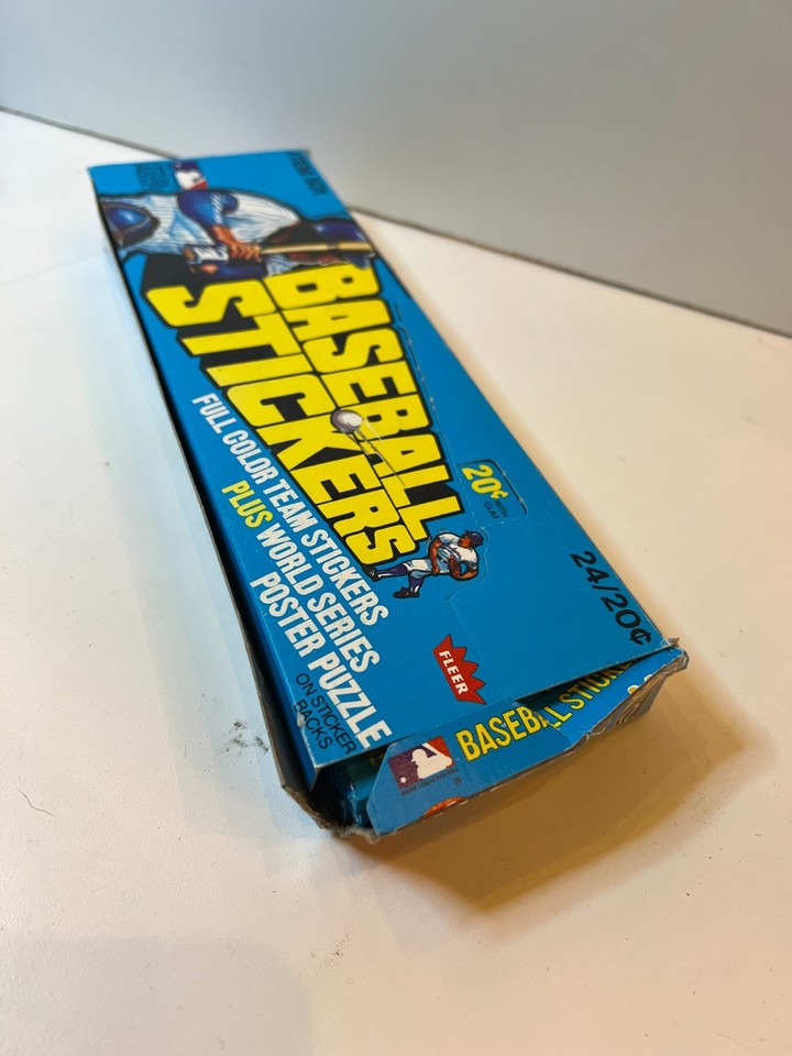 1979 Fleer Baseball Stickers Wax Pack Complete Box-24 Packs | eBay