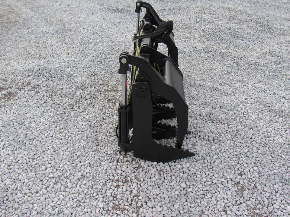 54" Root Rake Clam Grapple Attachment Fits Bobcat MT Mini Skid Steer | eBay