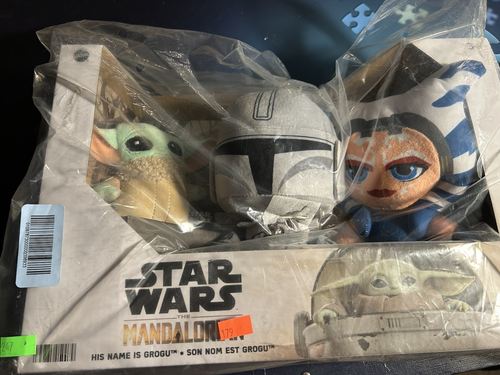 NIP Mattel Disney Star Wars The Mandalorian His Name is Grogu 3 pack ...