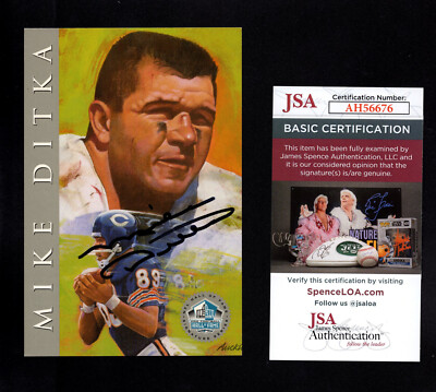 Mike Ditka Auto Signed Autographed 1998 Hof Signature Series #'d 1528/ ...