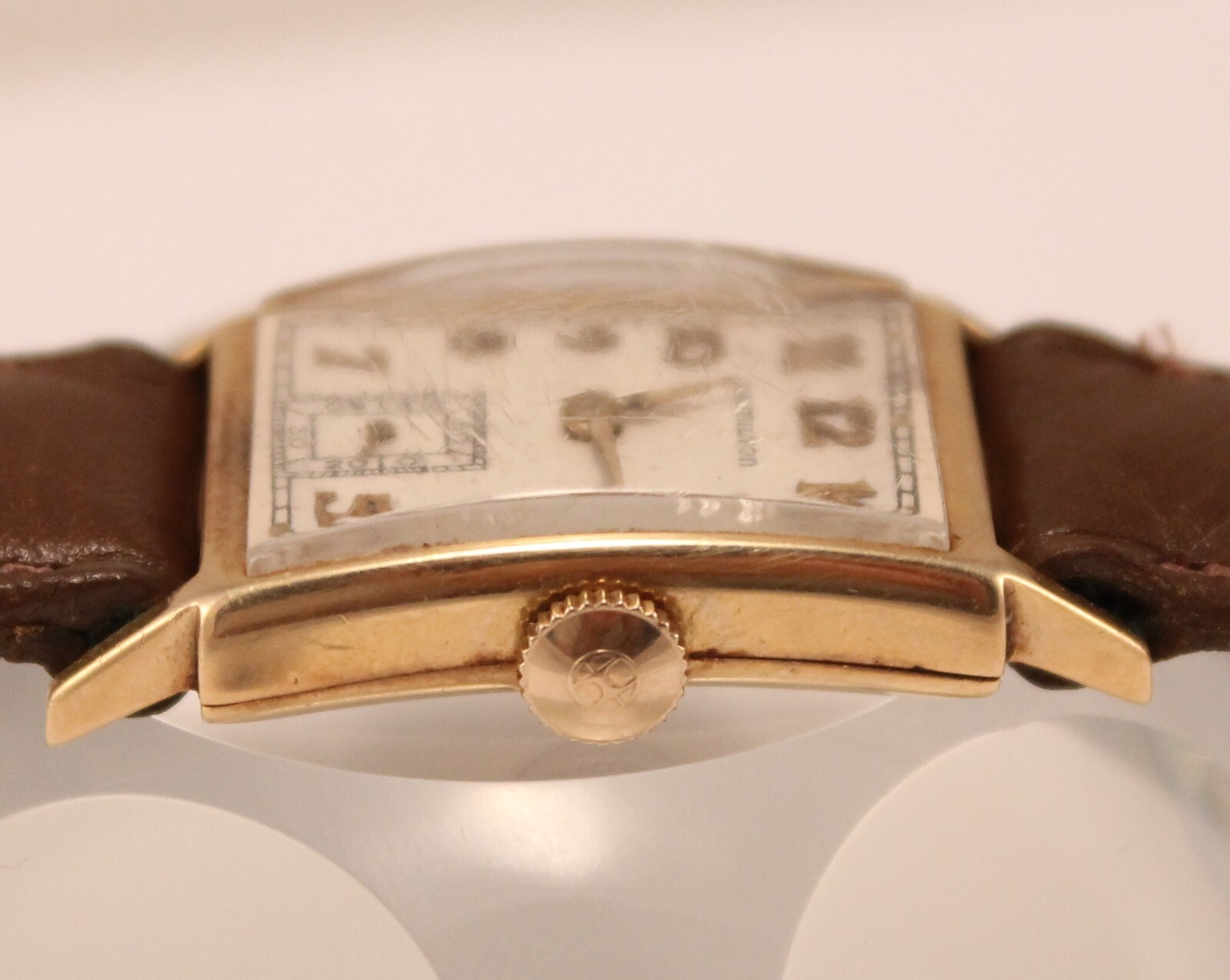 Vintage Hamilton Mens Tank 14K Gold Manual Watch 19 Jewels | eBay