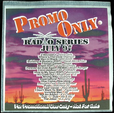 PROMO ONLY "RADIO SERIES JULY 1997" DJ PROMO CD COMPILATION JEWEL ...