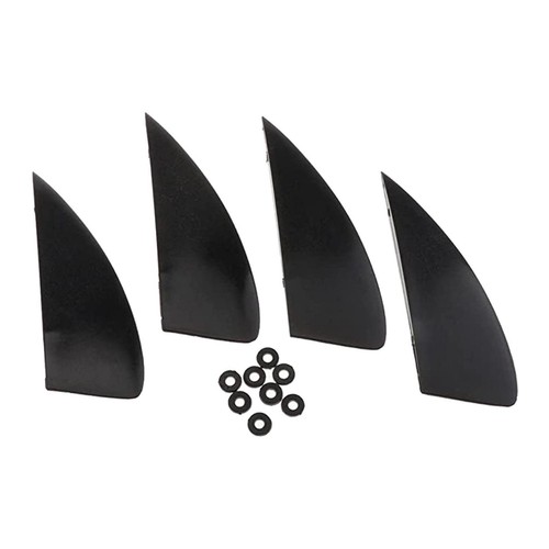4Pcs Wakeboard Replacement Fins with Gasket Surfboard Fins Kiteboard ...