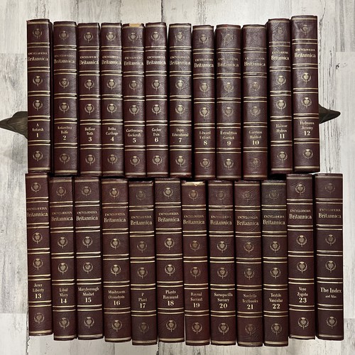 Encyclopedia Britannica 1964 Set Vol. 1-23 And Index Book VTG Note Pics ...