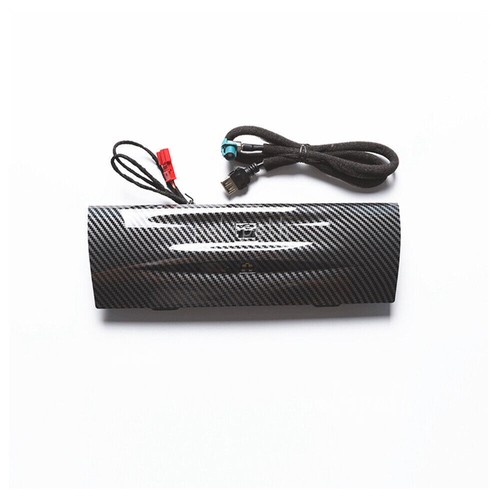 ABS Carbon Fiber Dash Ambiet LED Light USB Cover Plate for BMW F30 F34 ...