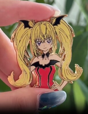 Shugo Chara! Tsukiyomi Utau Enamel Golden Pin Metal Badge Figure Anime ...