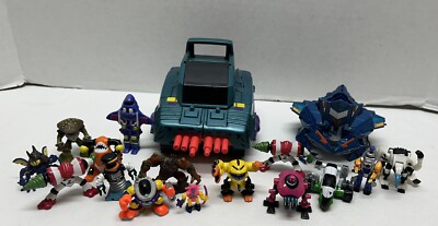 Vintage Z-Bots “Mini Z’s” Micro Machines Figures Lot w/Vehicle and ...