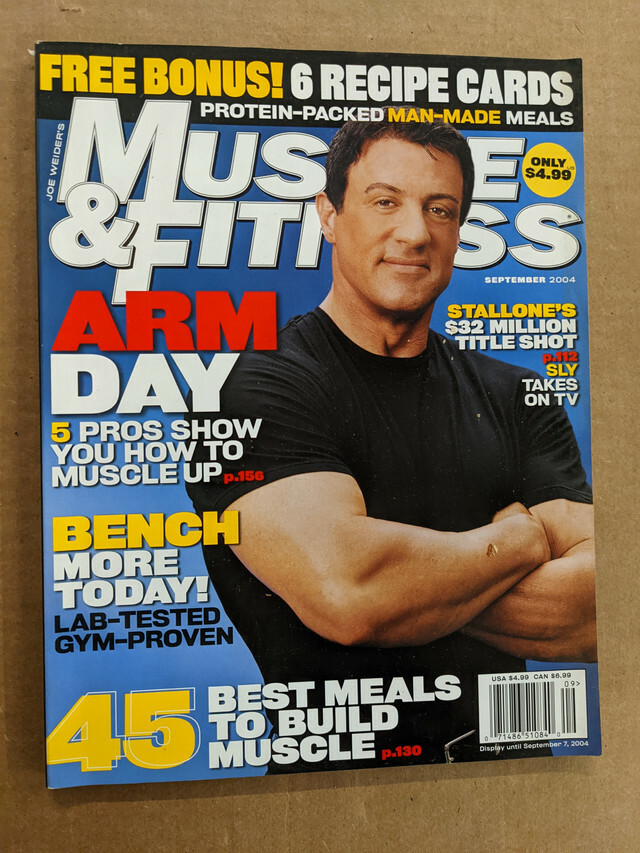 Sylvester Stallone Bodybuilding Competition