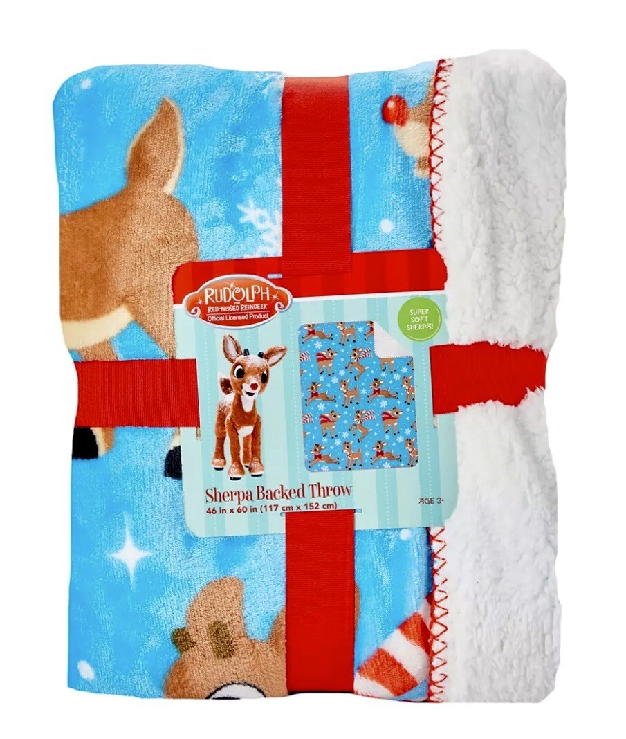 Rudolph The Red Nosed Reindeer Blanket Rudolph® Heirloom Kid Throw