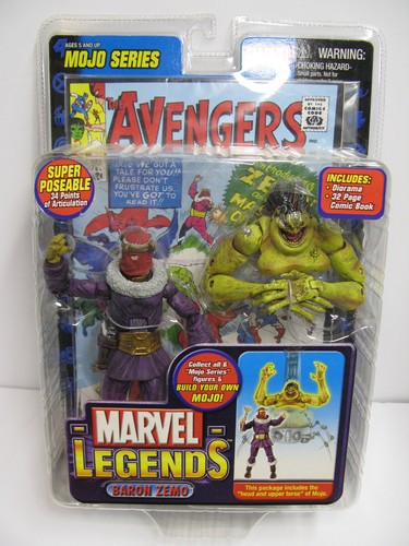 Marvel Legends Baron Zemo Mojo BAF Series 2006 ToyBiz SEALED | eBay
