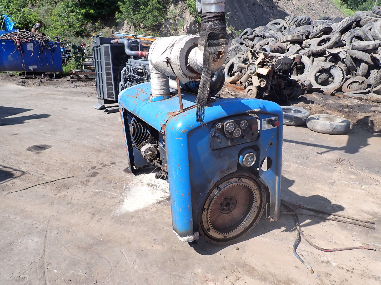 Detroit Diesel 6-71 Engine POWER UNIT! VIDEO! CLEAN RUNNER! Sawmill 671 ...