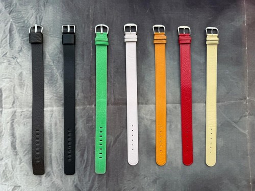 Handmade Genuine Leather one piece watch strap single pass 18mm&20mm ...