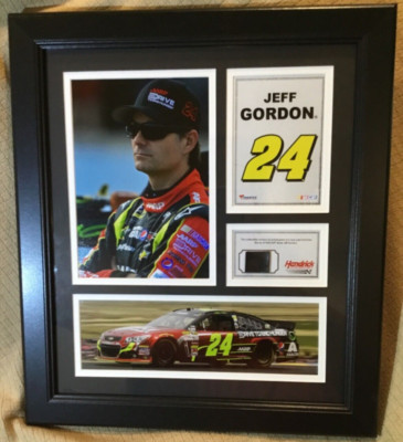 Jeff Gordon #24 Fanatics 2013 Collage with a Race Used Tire Piece ...