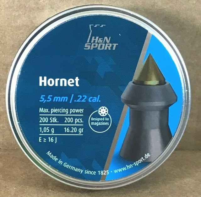 H&n Hornet Pellets .22 Cal 16 Grains Pointed 200ct for sale online | eBay