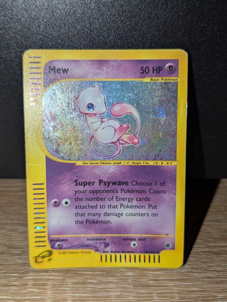 Pokemon TCG Mew Holo Expedition Base Set 19/165 2002 Ultra Rare | eBay