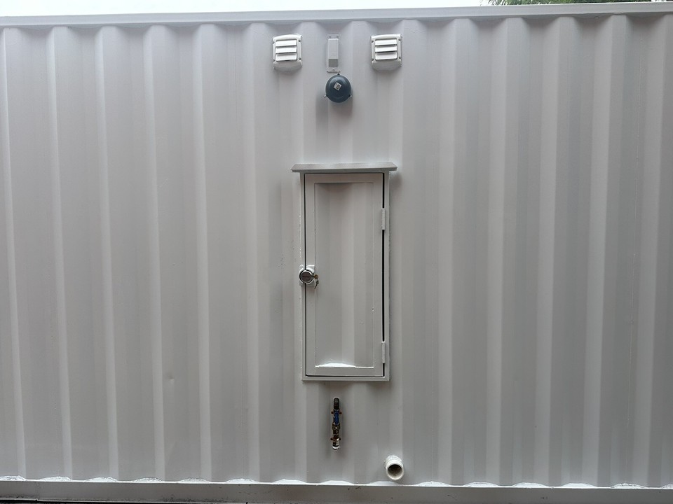 Restroom shipping container Conex Portable bathroom | eBay