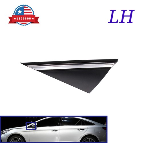 LH Driver Fender Pillar Corner Molding Chrome Fits for 15-19 Sonata ...