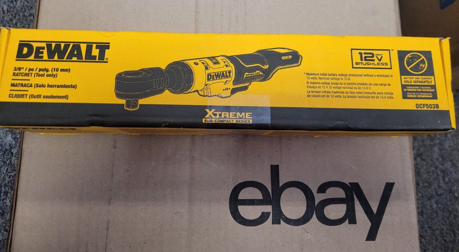 DEWALT DCF503B 12 V 3/8 in. Ratchet, Tool Only | eBay