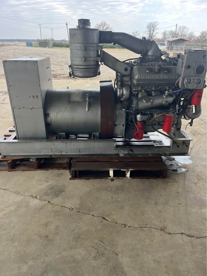 Detroit Diesel v6 71 / 6v71 Marine Diesel Generator 150 kw | eBay