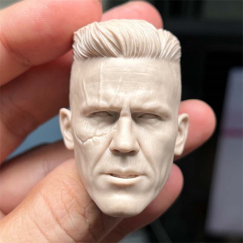 1/6 Scale The Mechanical Hero The Cable Head Sculpt Unpainted Fit 12 ...