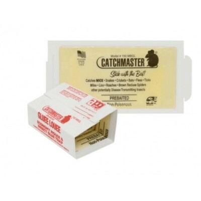 CATCHMASTER 150MBGL GLUEE LOUEE GLUE BOARDS MICE/ INSECT - 25 CT | eBay