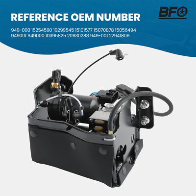 Air Ride Suspension Compressor Pump For GMC Yukon 2001-2016 15254590 ...