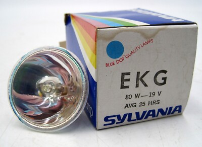 Sylvania EKG 19V 80W Projector Projection Lamp Bulb AVG Life 25Hrs Made ...