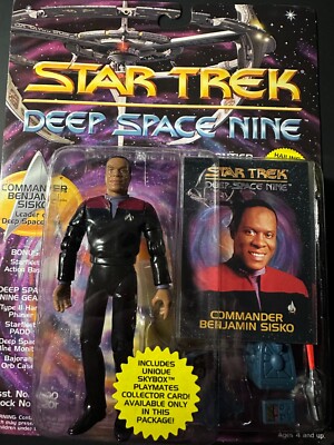 Playmates 1994 STAR TREK DEEP SPACE NINE COMMANDER BENJAMIN CISCO Free ...