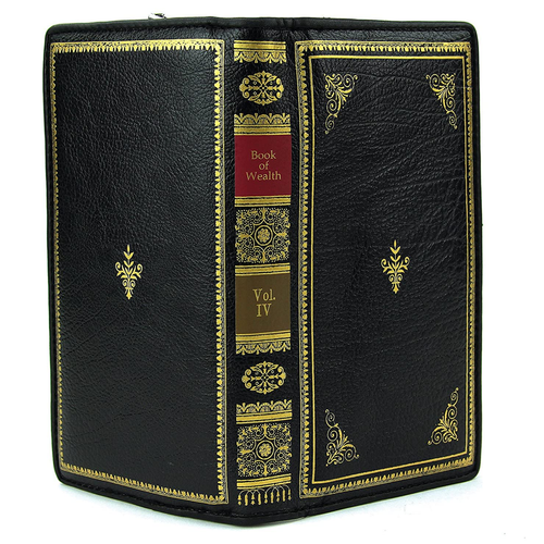 Vintage Book of Wealth Wallet - Book Lover Gifts | eBay