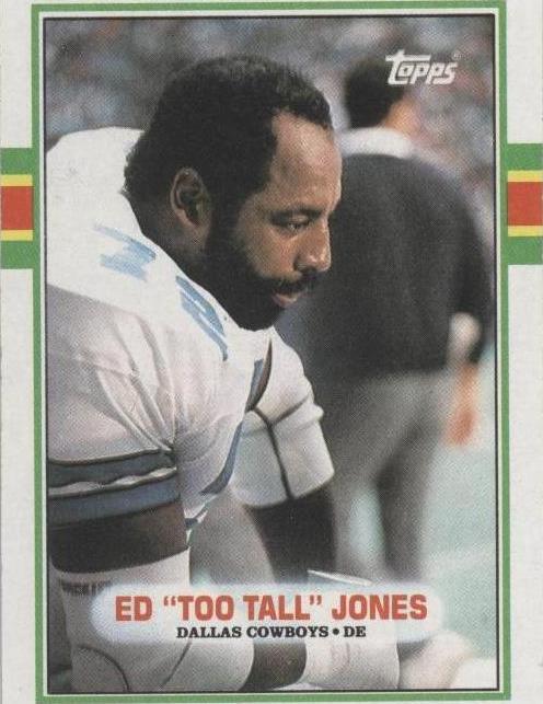 1989 Topps Ed "Too Tall" Jones #389 for sale | eBay