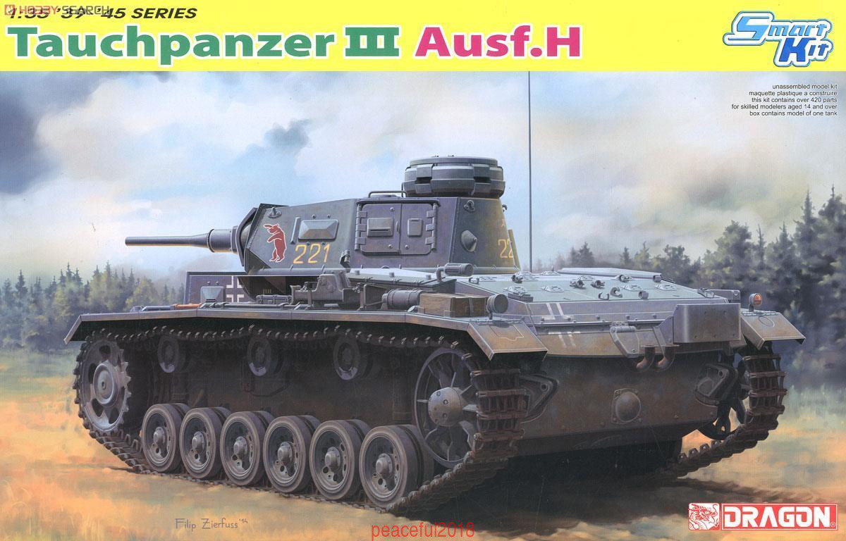 Dragon 6775 1/35 Tauchpanzer Iii Ausf. H Model kit 89195867759| eBay