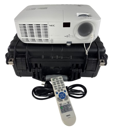 NEC NP-215 2500 Lumen DLP Projector with Pelican Style Case and Remote 71 hours | eBay