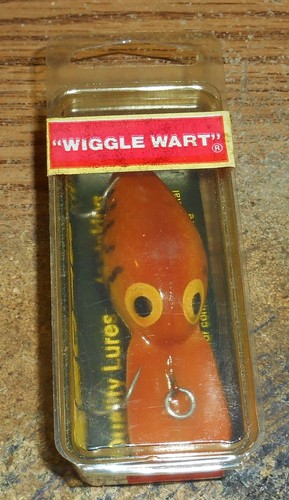 VINTAGE STORM PRE-RAPALA WIGGLE WART/V45/RARE CRAWDAD COLOR/NIB/RED ...