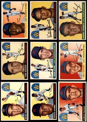 1955 Topps Washington Senators Near Team Set 5 - EX 6524558 (10 / 12 ...