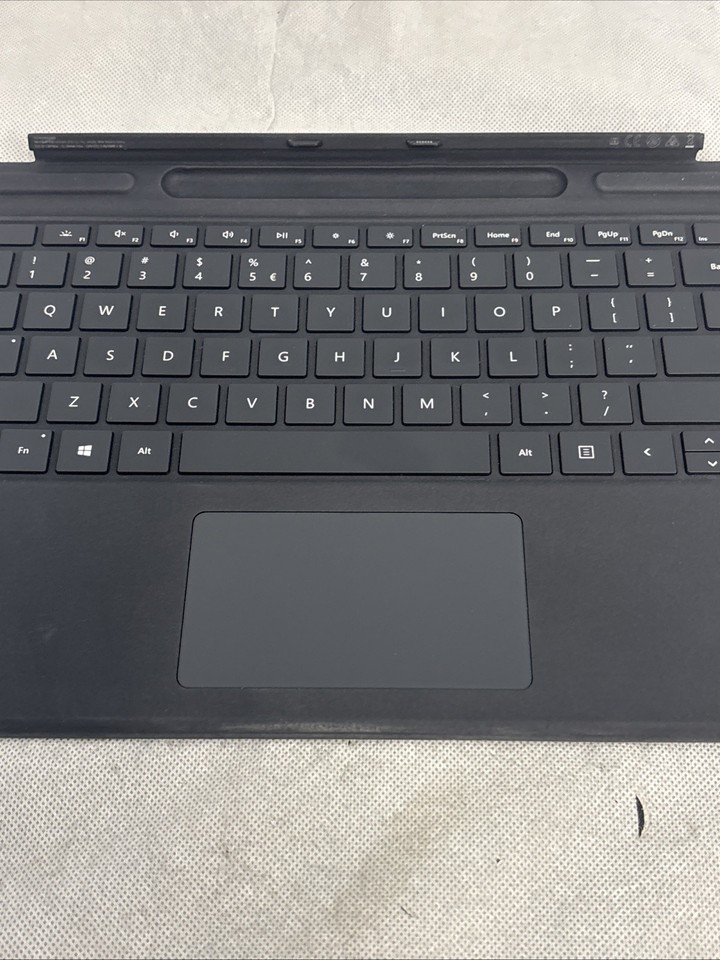 Microsoft Surface Pro Keyboard Model 1864 - Black For (Pro X, 8, 9 and ...