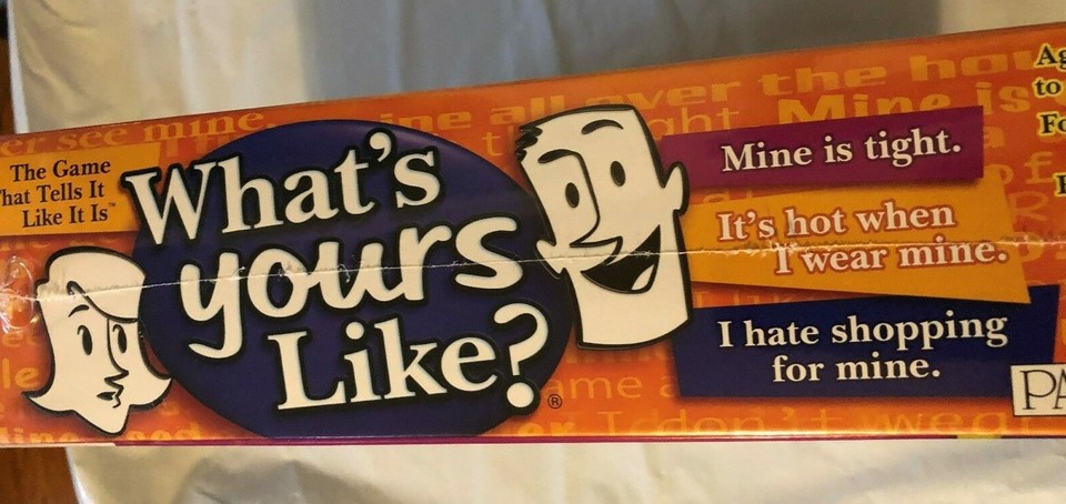 What's Yours Like Game family board game Ages 12 to Adult (4 or More ...