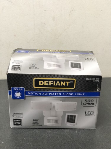 DFI-0553-WH 180-Degree White Solar LED Security Flood Light | eBay