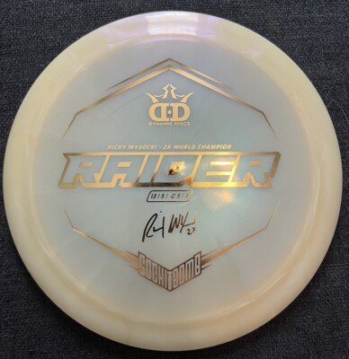 Dynamic Discs Ricky Wysocki 2X Lucid X Chameleon White Raider 173g ...