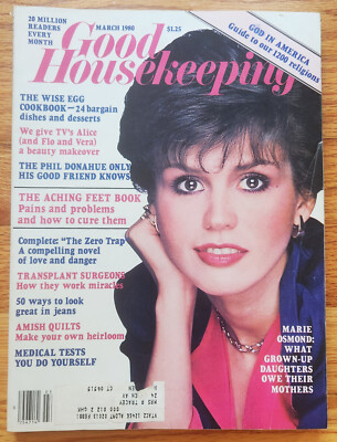 Good Housekeeping Magazine March 1980 Marie Osmond Cover | eBay