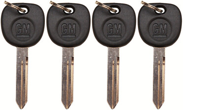 4 Genuine Strattec OEM GMC GM Logo Non-Transponder Key Blanks 15026223 ...