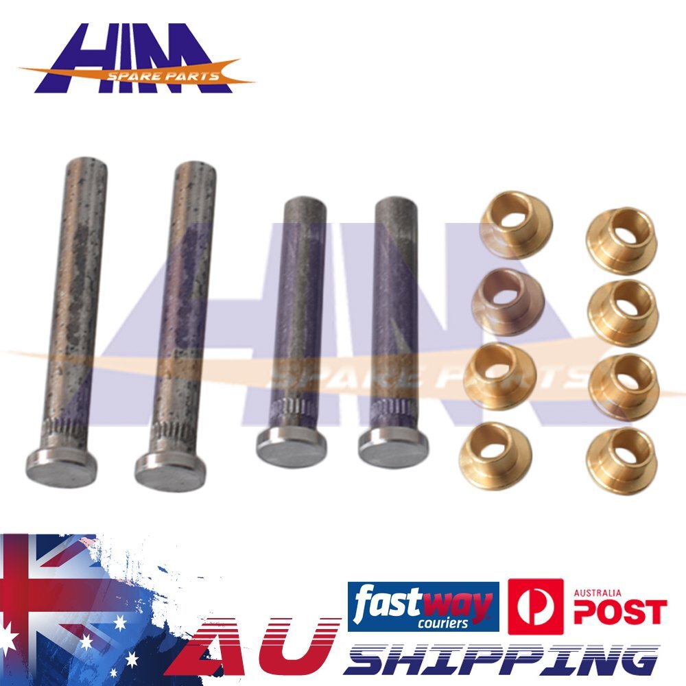 Door Hinge Pins + Brash Bushes Bushing Repair Kit For Nissan Patrol GQ ...