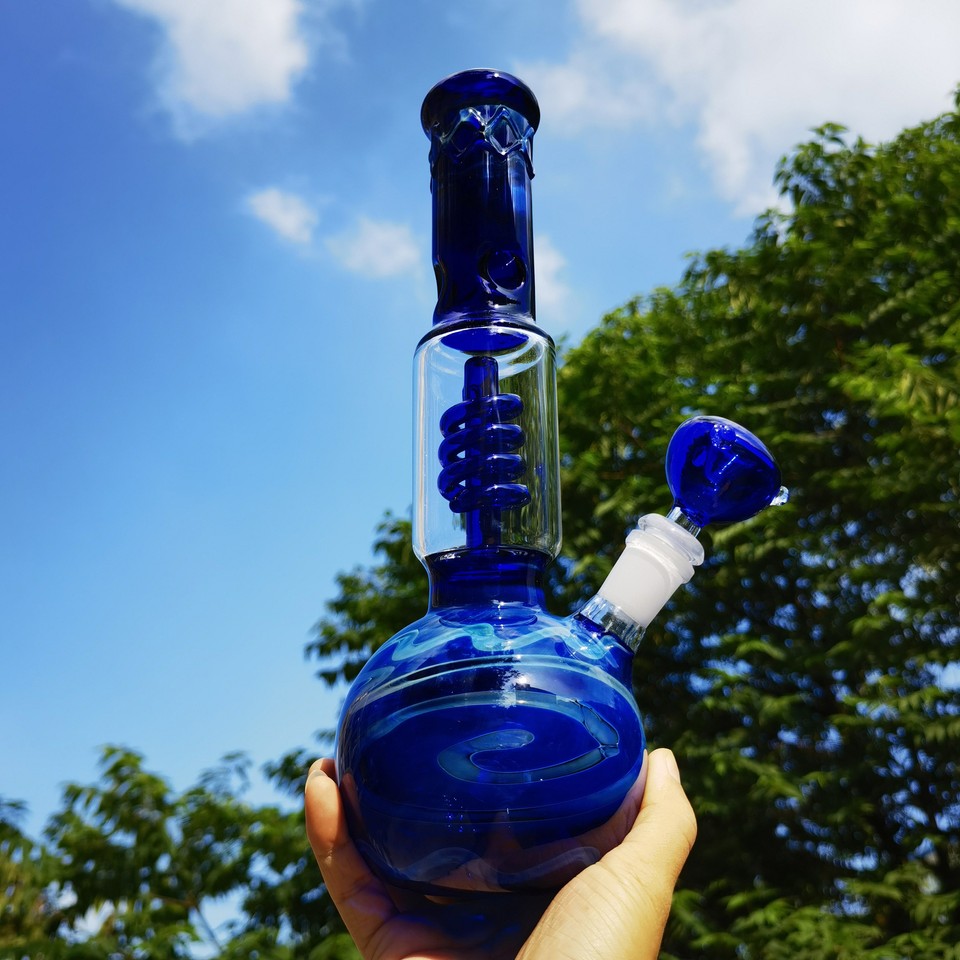 Blind Box 1x 10inch Glass Bong Hookah Water Pipe Smoking Bong Shisha ...