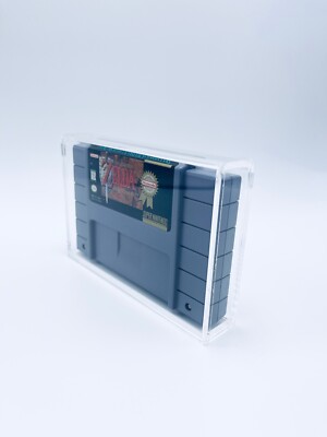 UV Protected Super Nintendo SNES Video Game Cartridge Acrylic Case ...