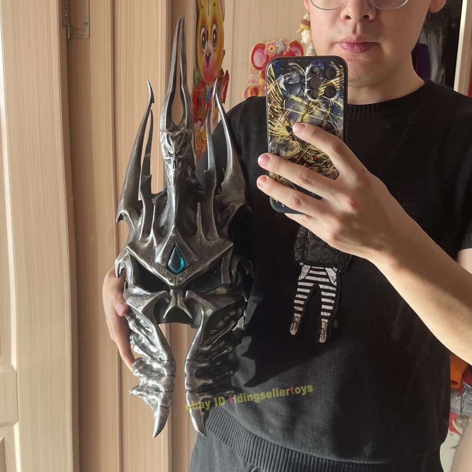 WOW Helm of Domination Lich King Death Knights 1:1 Life Size Helmet ...