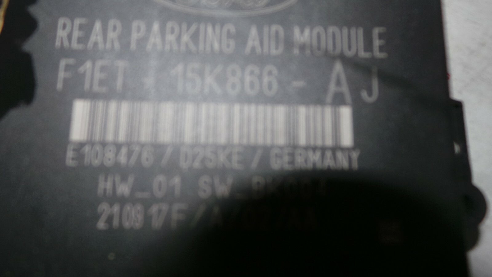 Ford Focus Parking Aid Asy Module Rear F1ET-15K866-A* 2015 - 2018 MK3 ...