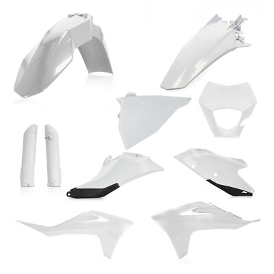 ACERBIS 2023 Gas-Gas EC 250 FULL PLASTIC KIT GAS WHITE/BLACK 2872811035 ...
