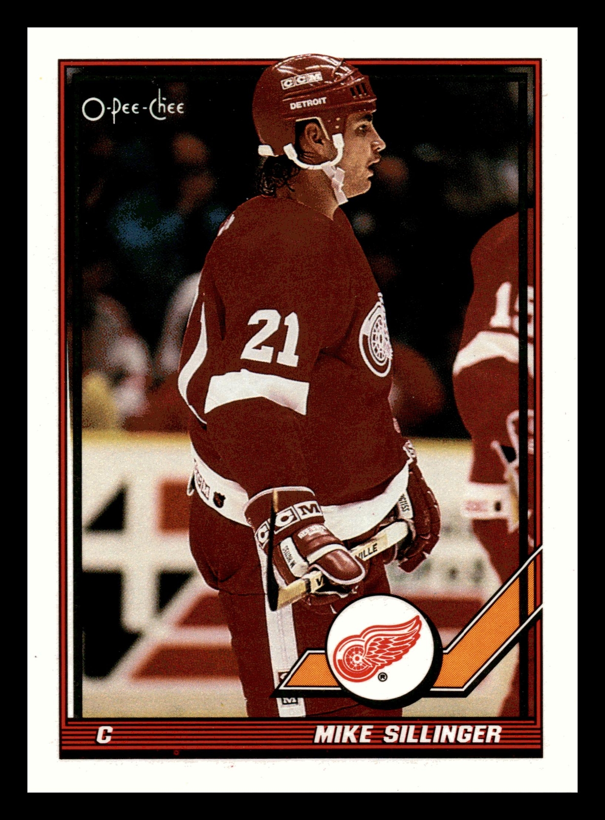 1991-92 O-Pee-Chee Mike Sillinger #337 Detroit Red Wings Mint | eBay