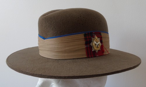 British Army Gurkha Transport Regiment Terai Slouch Hat & Cap Badge ...