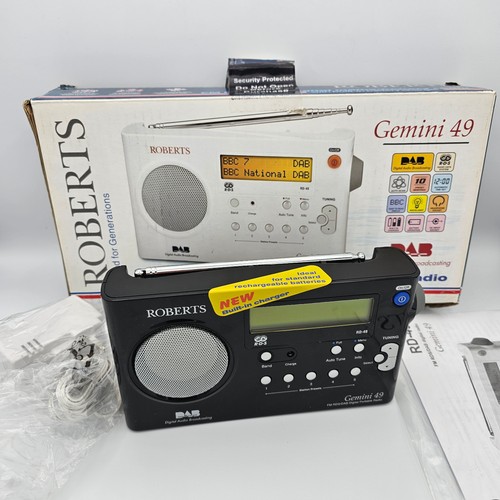 Roberts Gemini 49 Digital portable radio FM RDS/DAB - Mains only - VGC ...